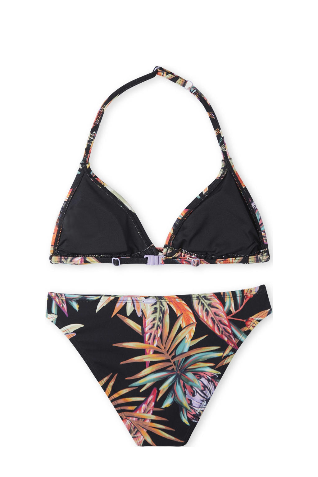 O'Neill voorgevormde triangel bikini Venice Beach zwart/geel/groen ...