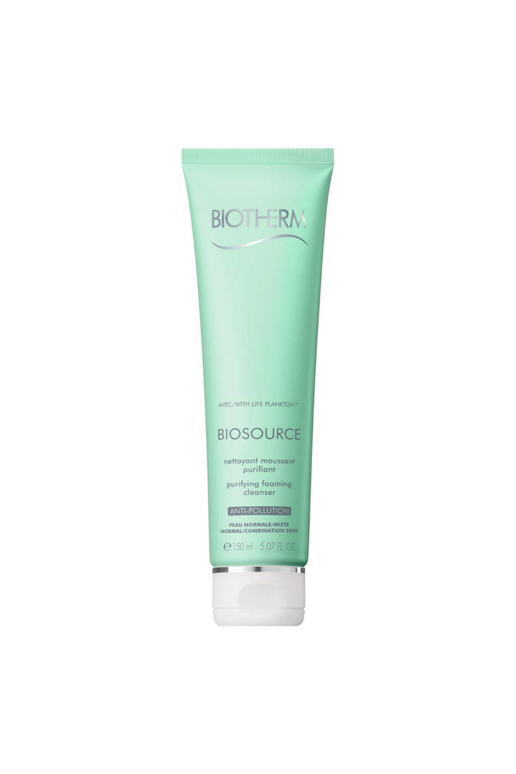 Biotherm Biosource Purifying Foaming gezichtsreiniger - 150 ml | wehkamp