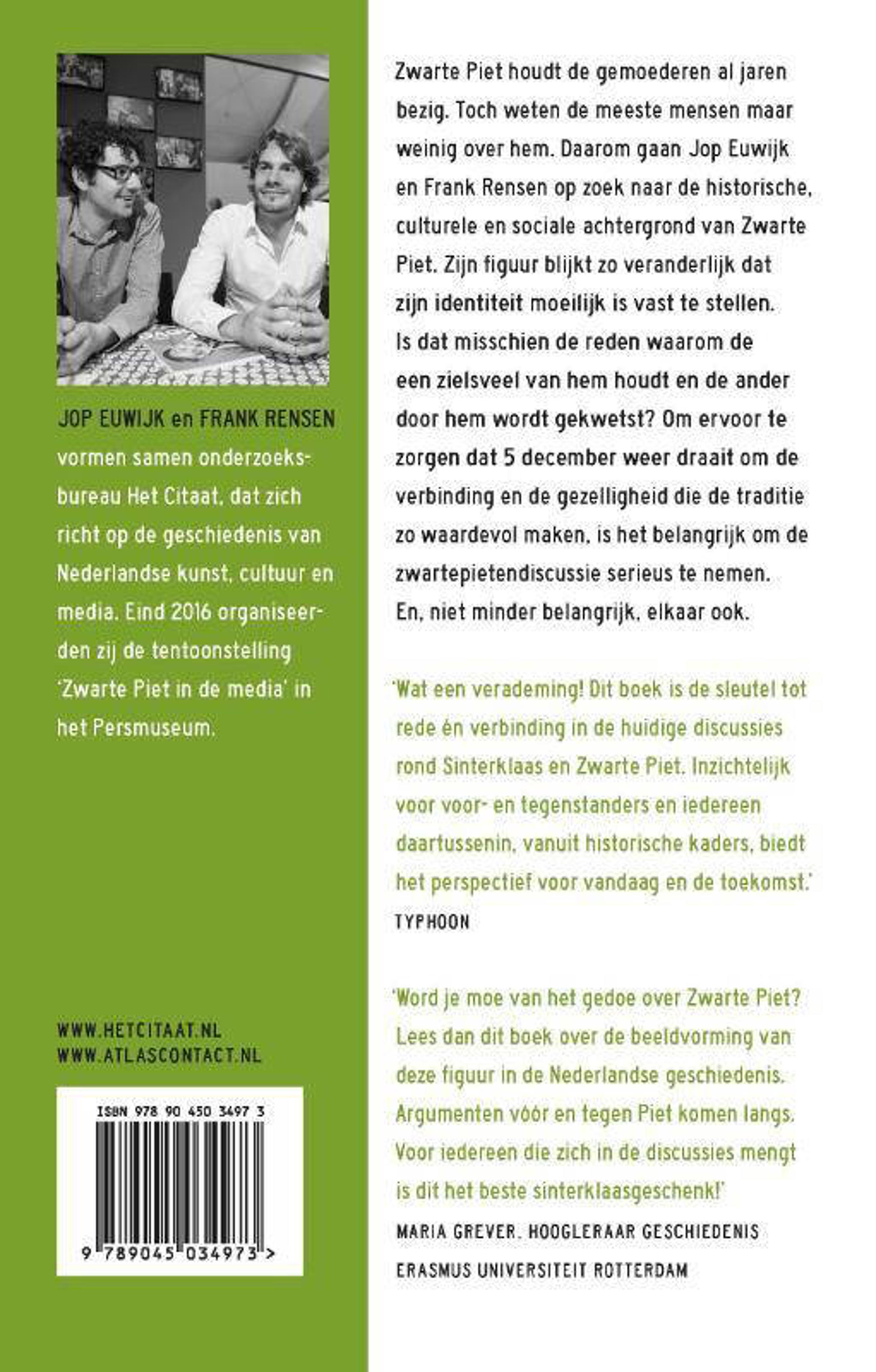 Jop Euwijk en Frank Rensen De identiteitscrisis van Zwarte Piet | wehkamp