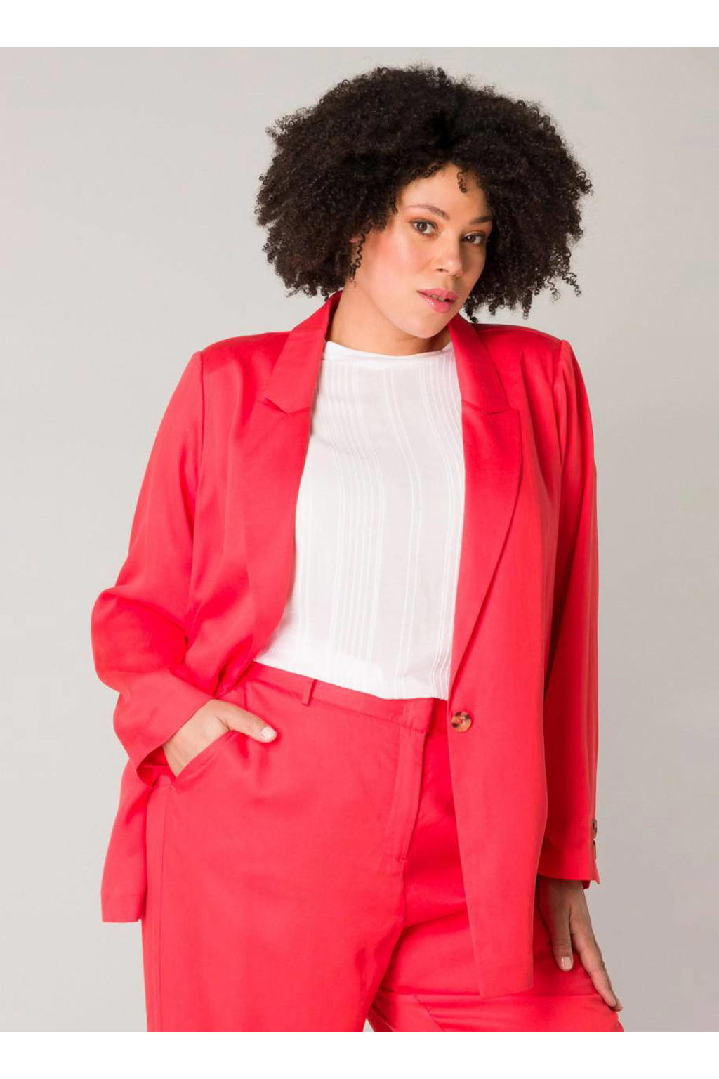 Yesta blazer koraalrood kopen? | Morgen in huis | wehkamp