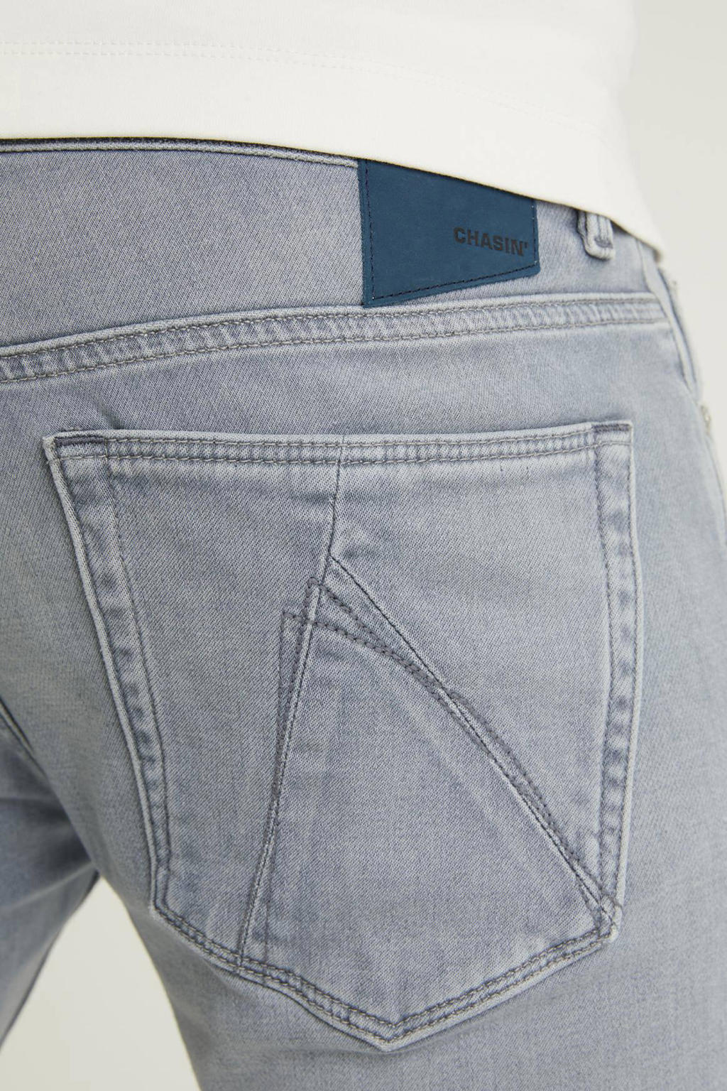 CHASIN' slim fit jeans Ego Tornado grey denim | wehkamp