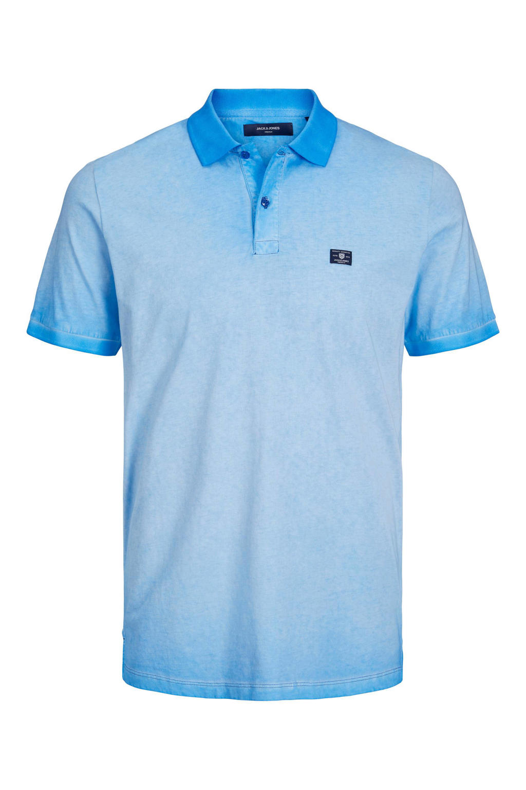 JACK & JONES PREMIUM dip-dye polo JPRBLUCLOUD snorkel blue | wehkamp