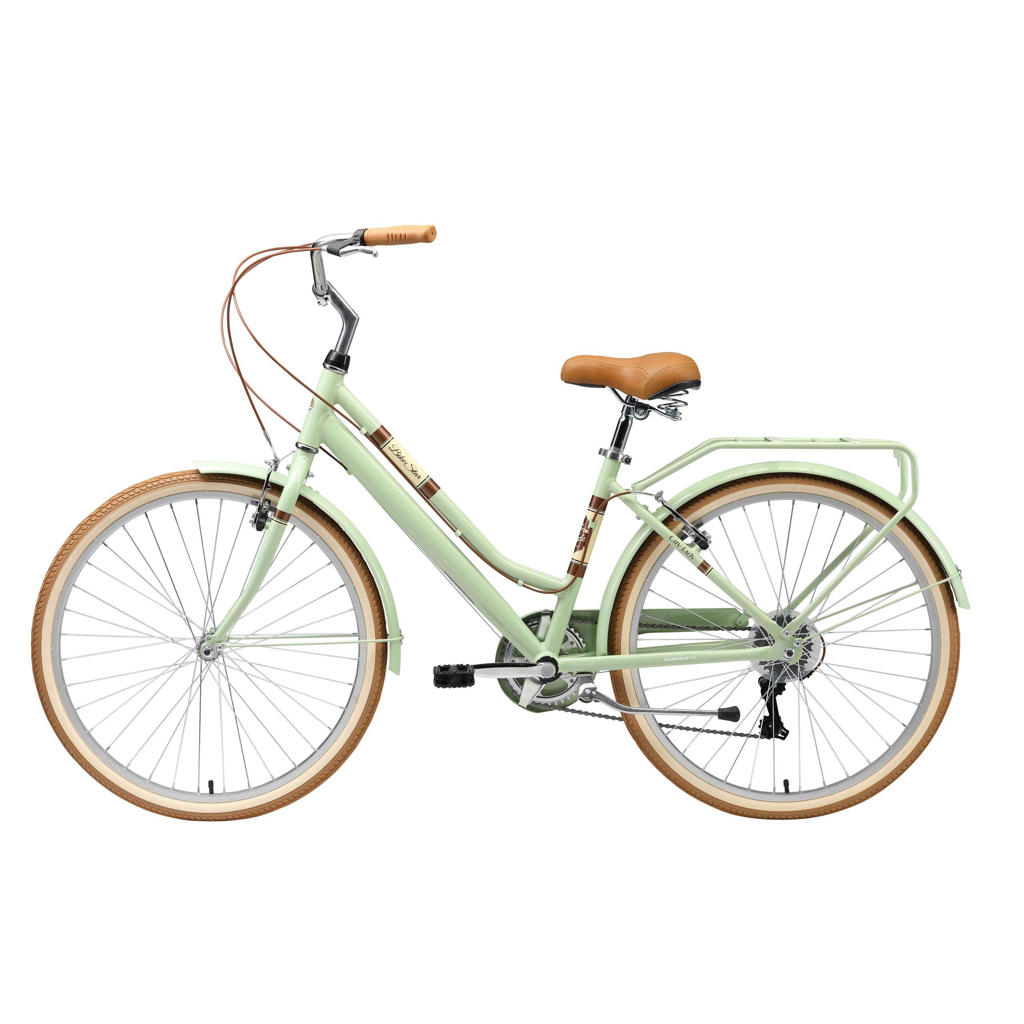 BikeStar retro damesfiets, 26 inch, 7 sp derailleur, mint | wehkamp