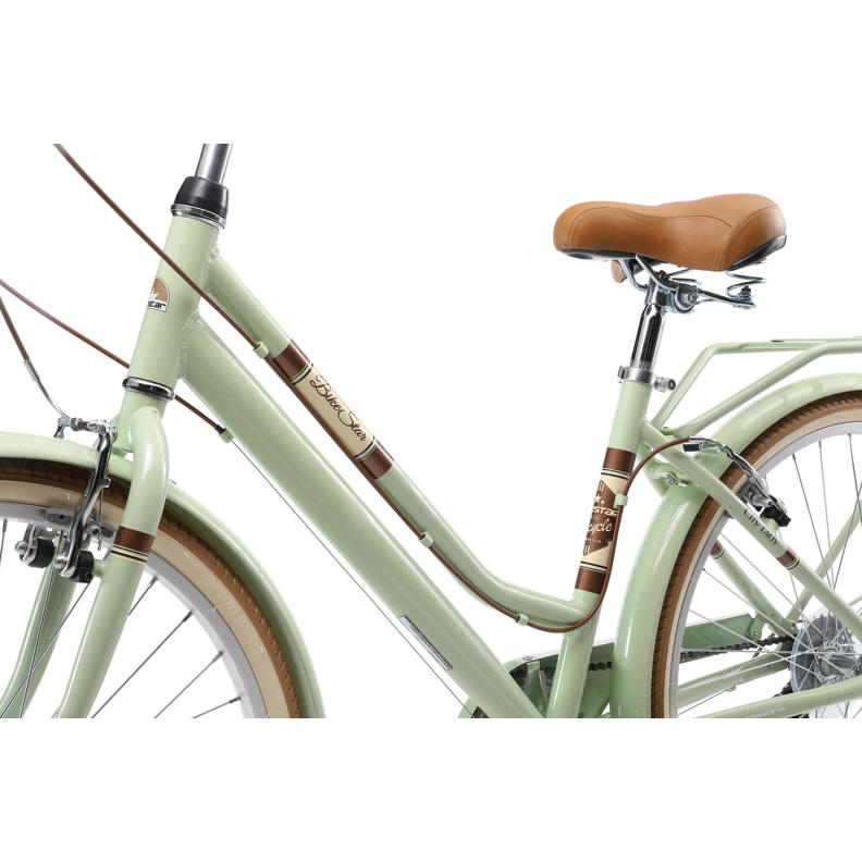 BikeStar retro damesfiets, 26 inch, 7 sp derailleur, mint | wehkamp