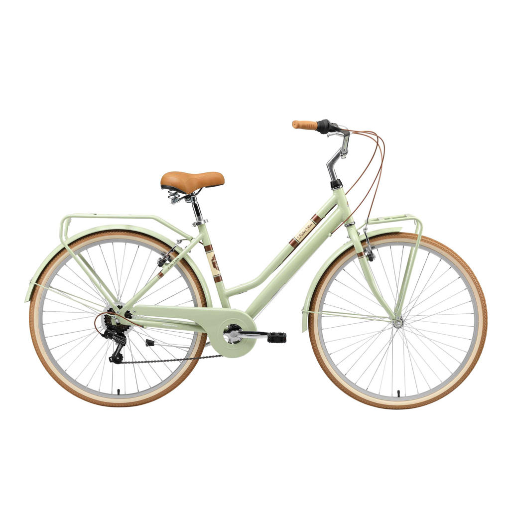 BikeStar retro damesfiets, 28 inch, 7 sp derailleur, mint | wehkamp