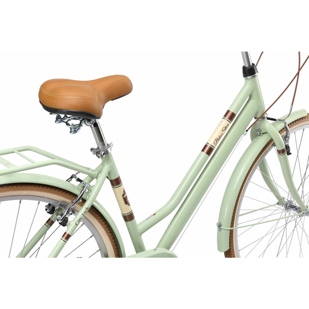BikeStar retro damesfiets, 28 inch, 7 sp derailleur, mint | wehkamp