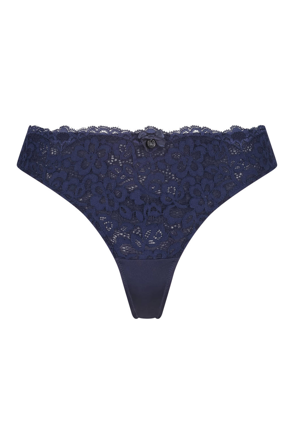 Hunkemöller string Marine donkerblauw | wehkamp
