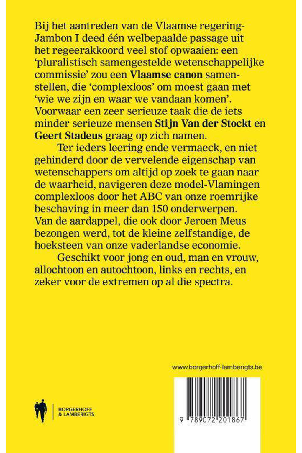 Geert Stadeus en Stijn Van der Stockt De Vlaamse canon | wehkamp