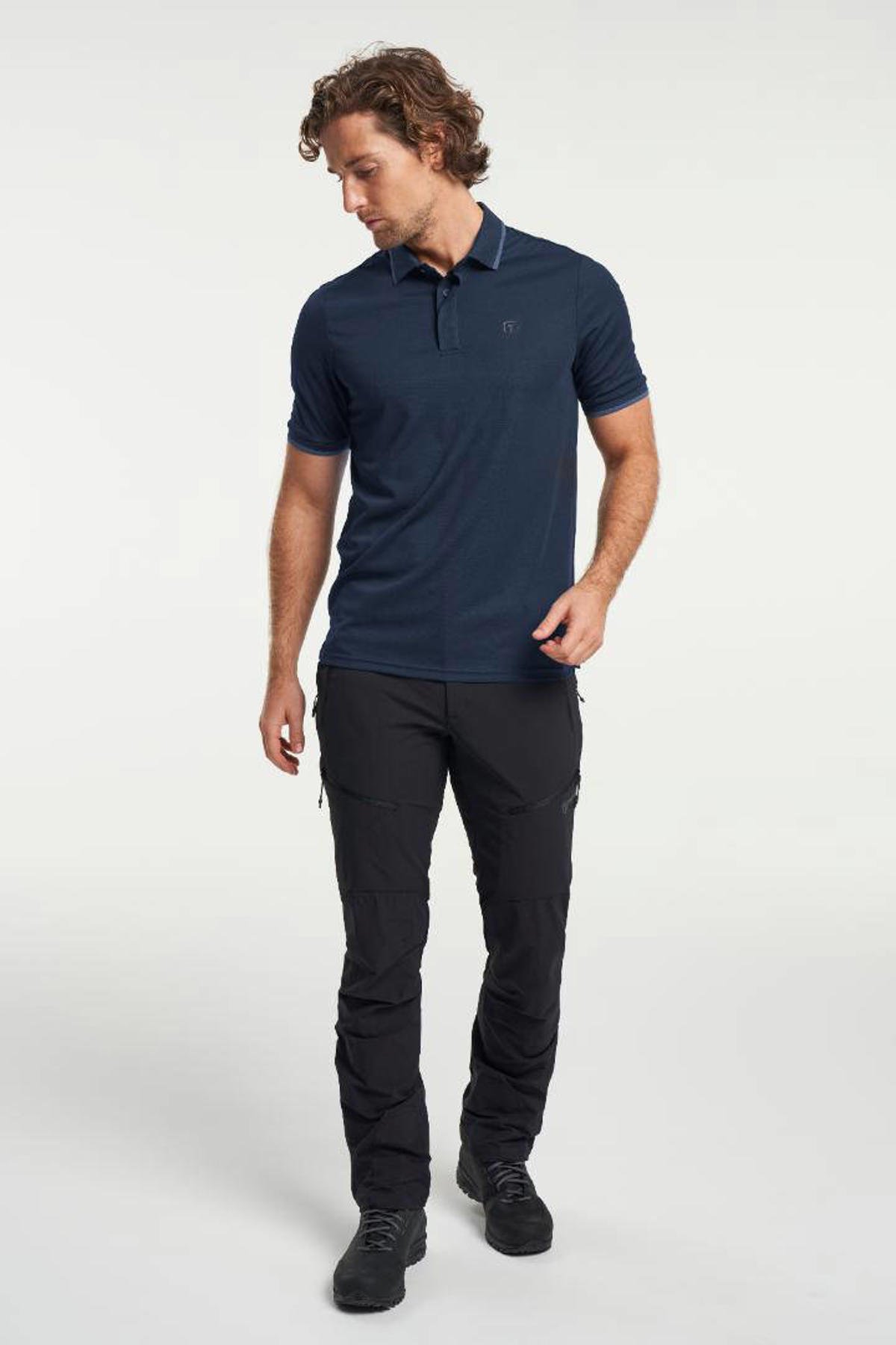 Tenson outdoor polo donkerblauw | wehkamp