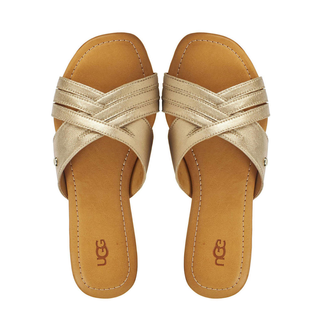 UGG leren slippers goud kopen? | Morgen in huis | wehkamp