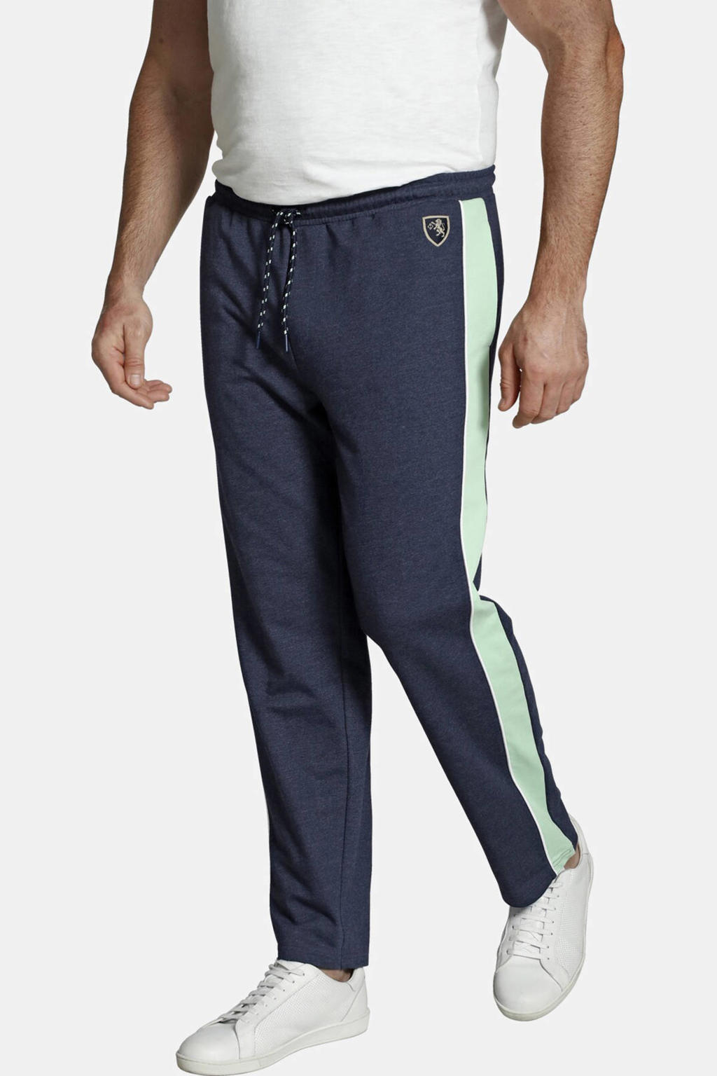 Charles Colby +FIT Collectie gestreepte regular fit joggingbroek BARON ...