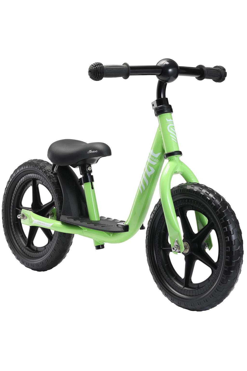 Löwenrad 12 inch loopfiets met staplank, rood | wehkamp