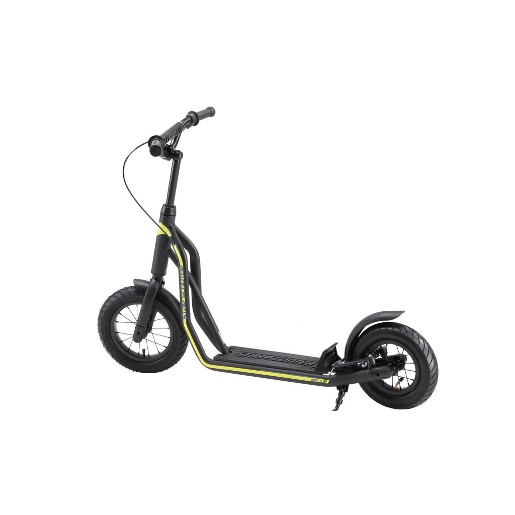 STAR SCOOTER autoped, 12 inch + 10 inch, zwart | wehkamp