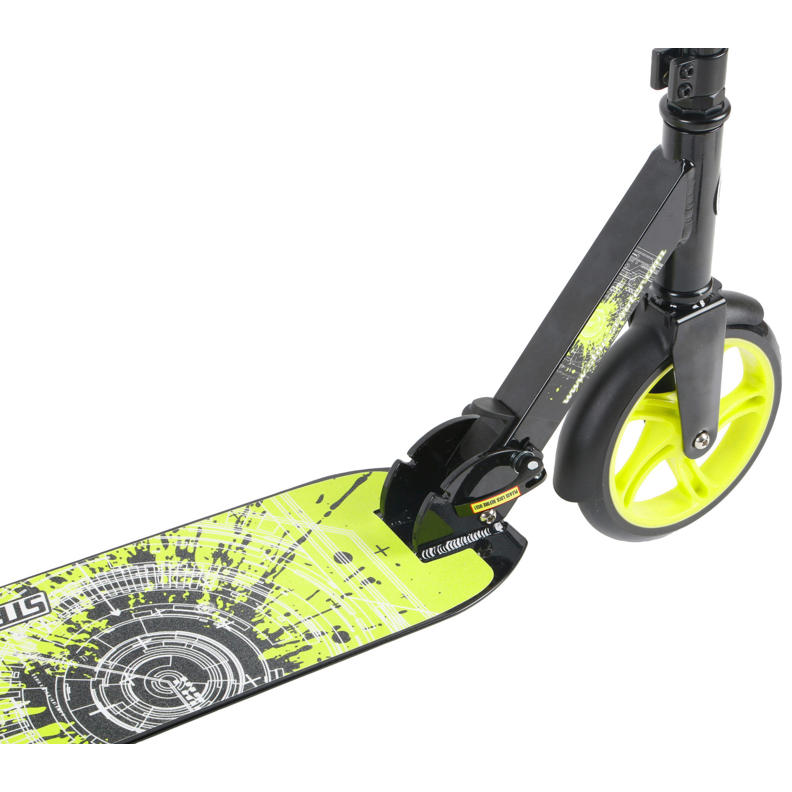STAR SCOOTER Alu City vouwbaar 205mm XXL staplank, zwart / groen | wehkamp