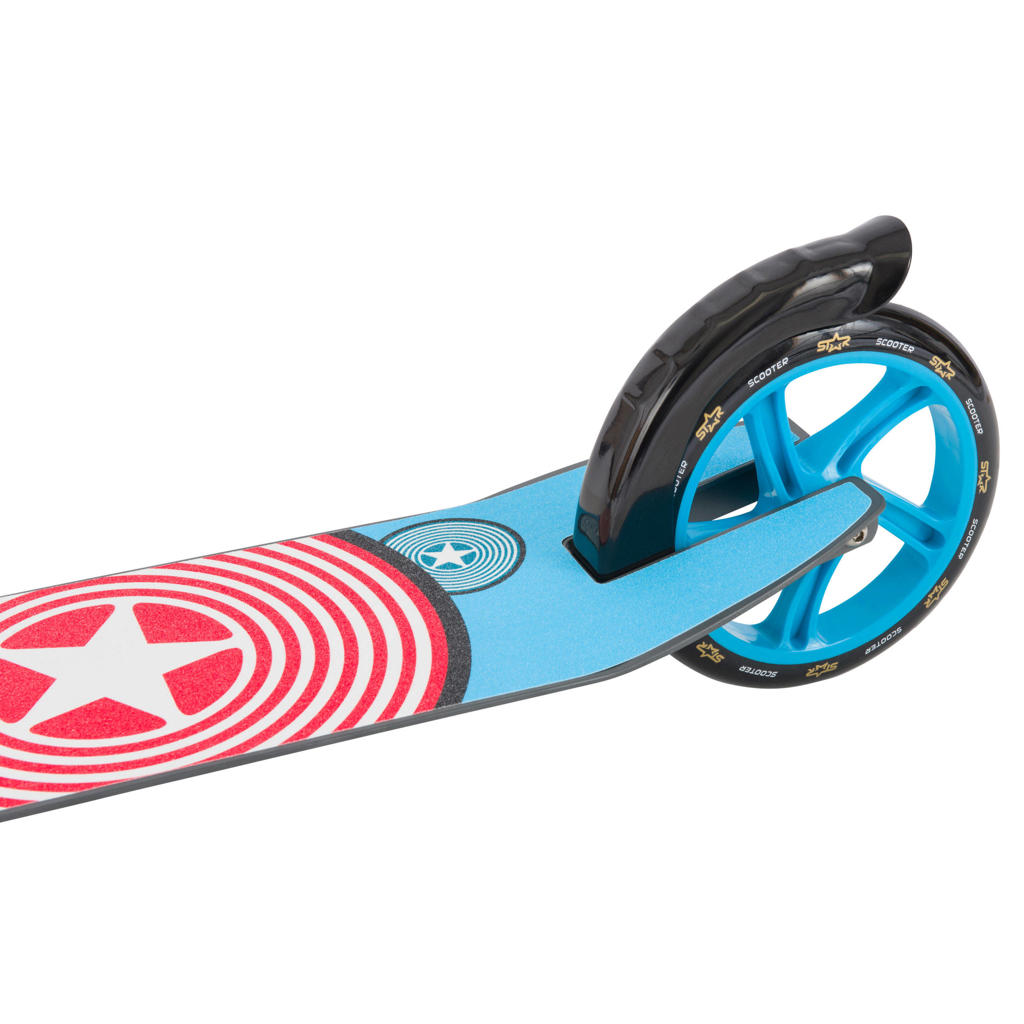 STAR SCOOTER Alu City vouwbaar 205mm XXL staplank, grijs / blauw | wehkamp