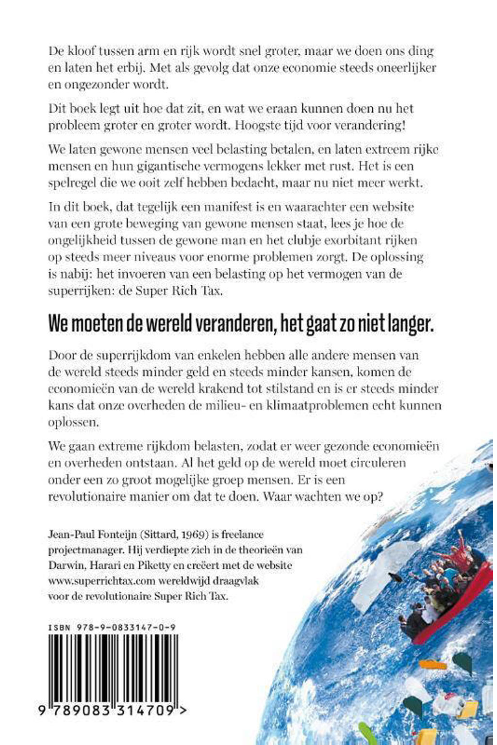 J.P. Fonteijn Extreem rijk moet worden belast | wehkamp