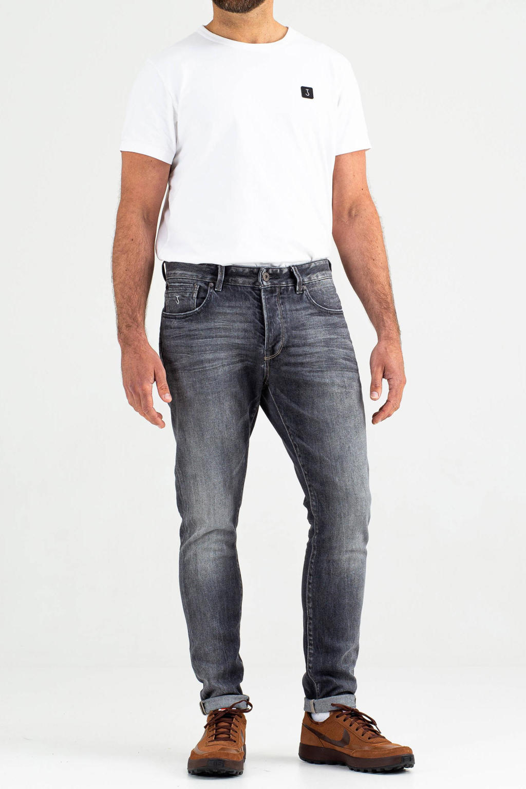 Butcher of Blue slim fit jeans Sacramento dk grey aged | wehkamp