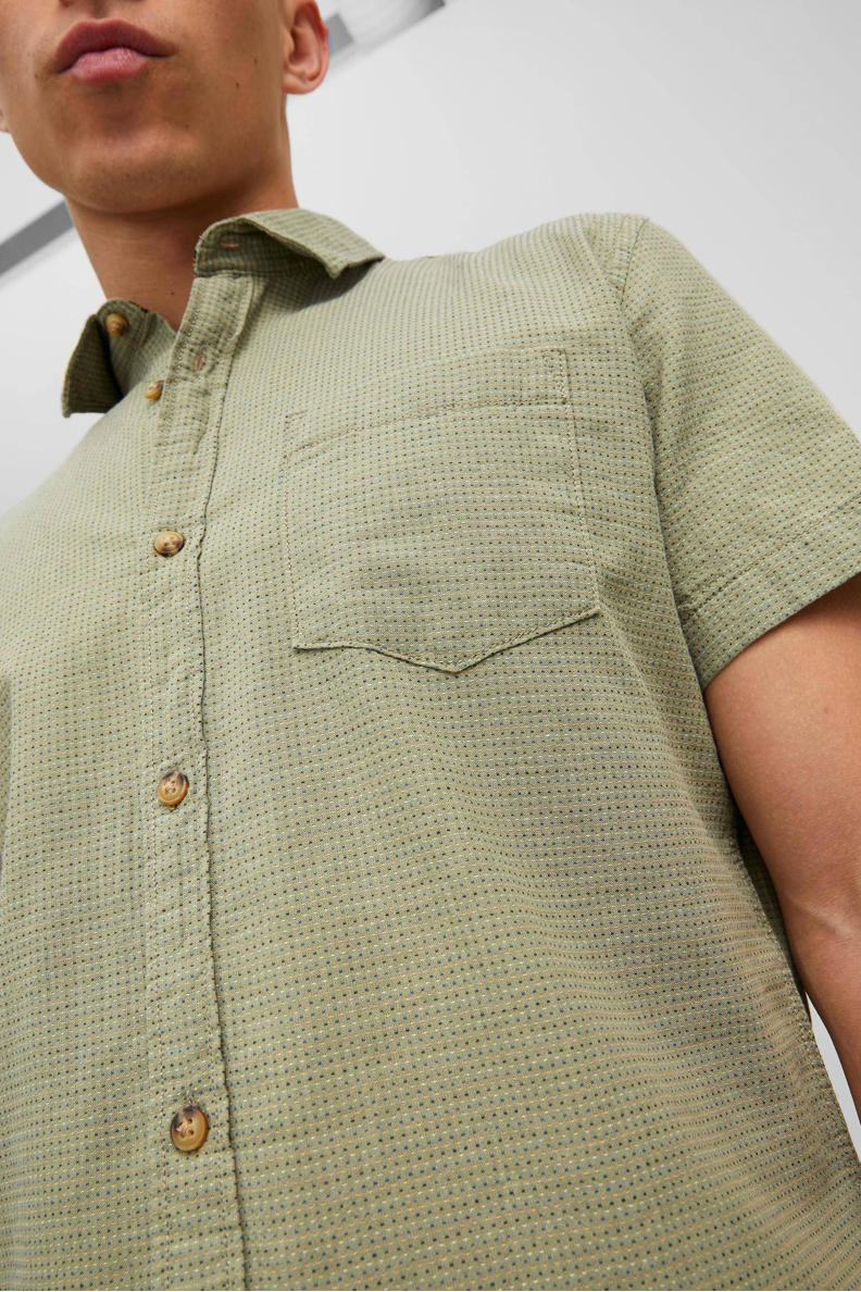 JACK & JONES ORIGINALS geruit regular fit overhemd JORABEL olijfgroen ...