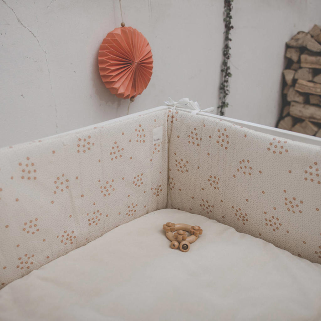 Koeka Sunnyside boxbumper ecru/oranje | wehkamp