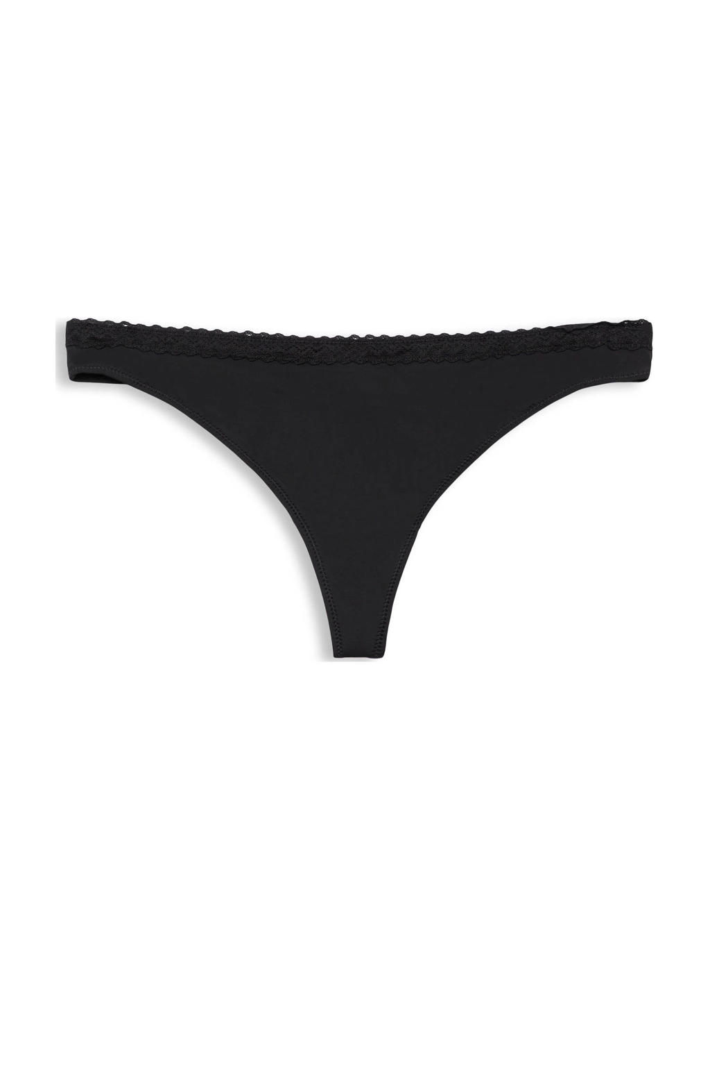 ESPRIT Women Bodywear string zwart | wehkamp