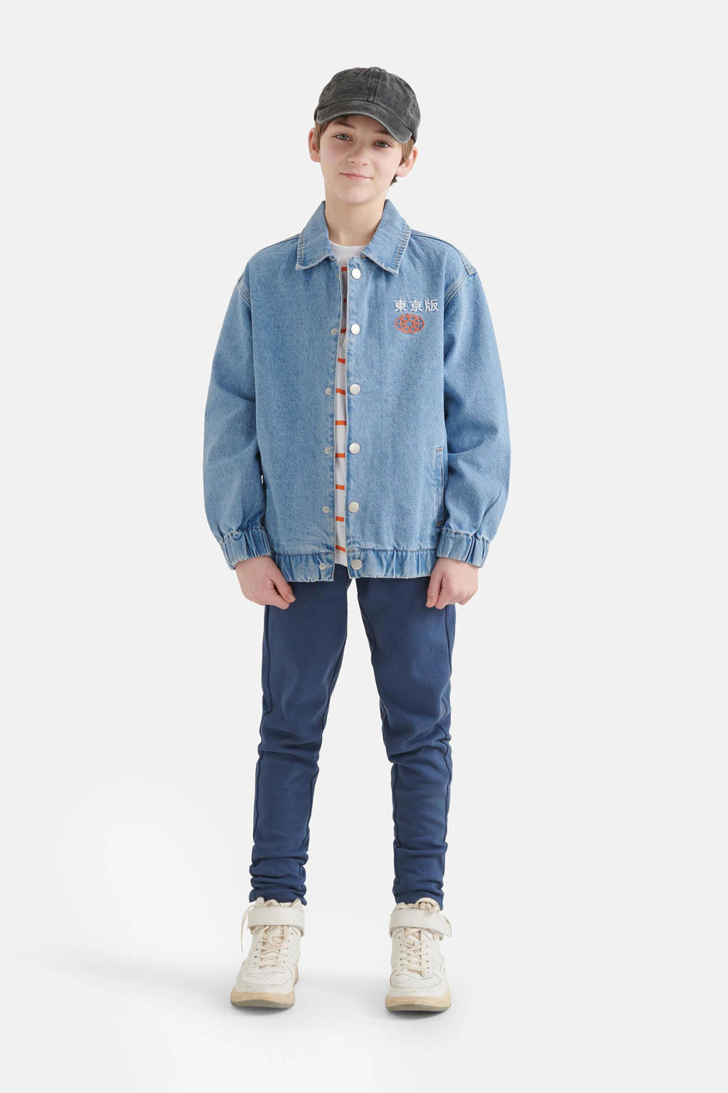 Shoeby spijkerjas medium stone | wehkamp