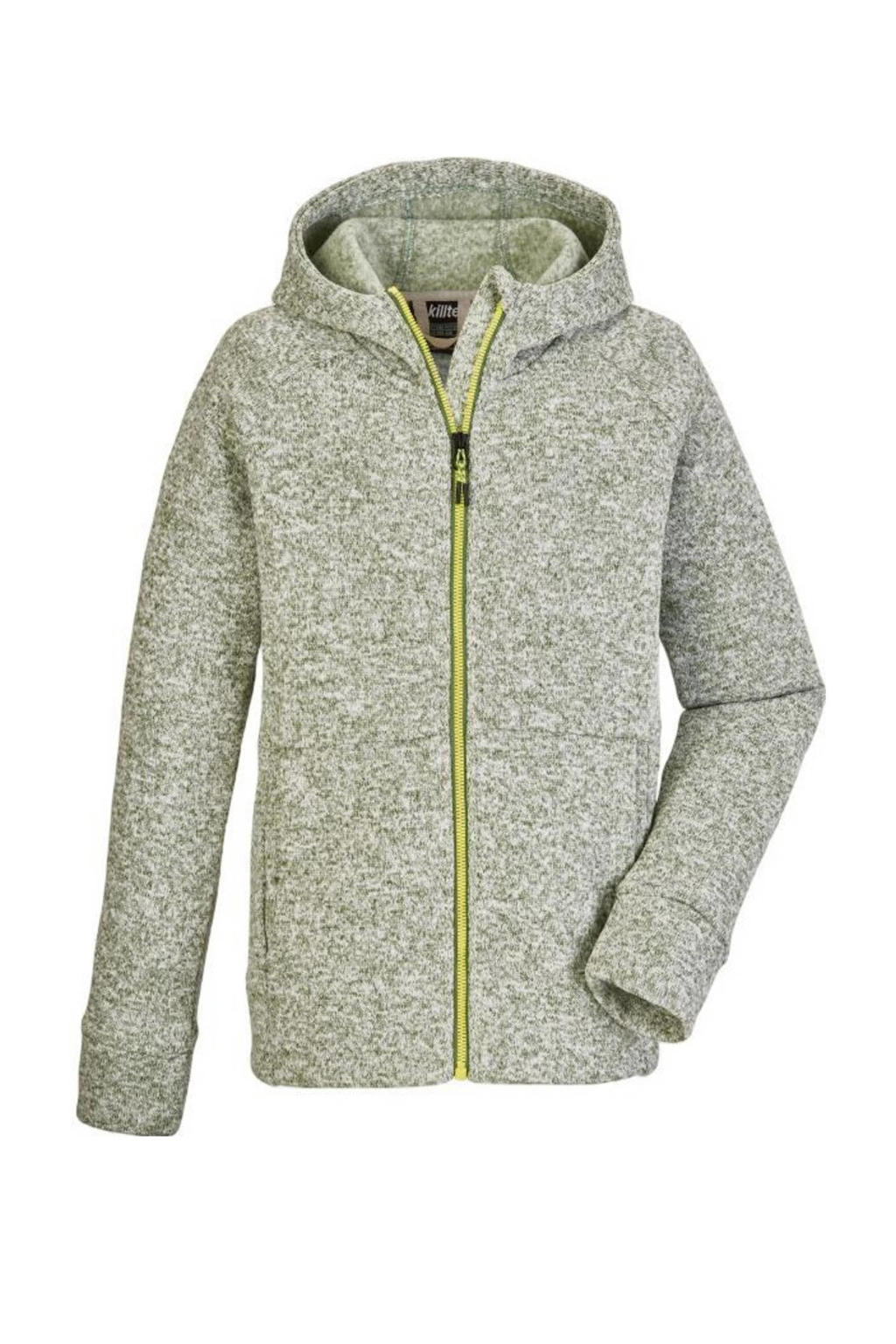 Killtec fleece outdoor vest groen | wehkamp