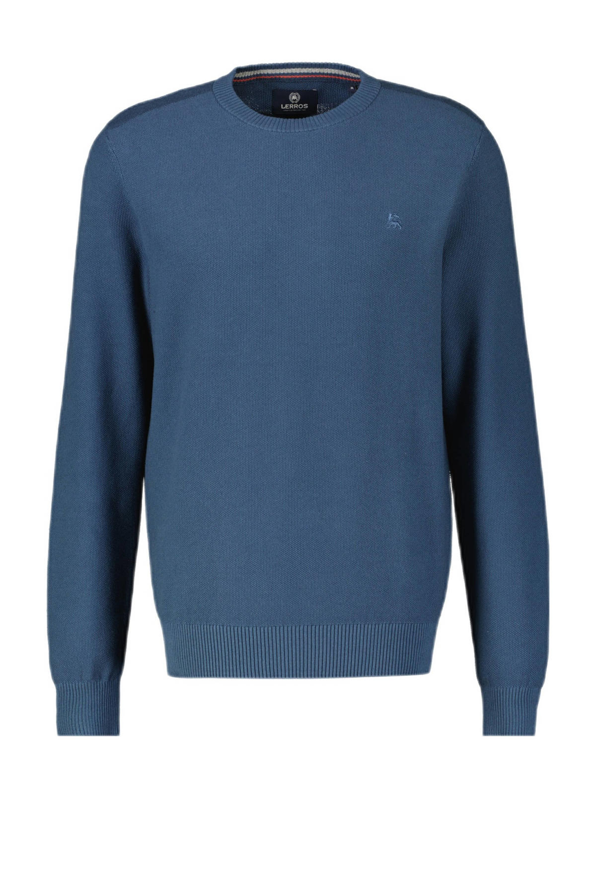 LERROS pullover met logo blauw | wehkamp