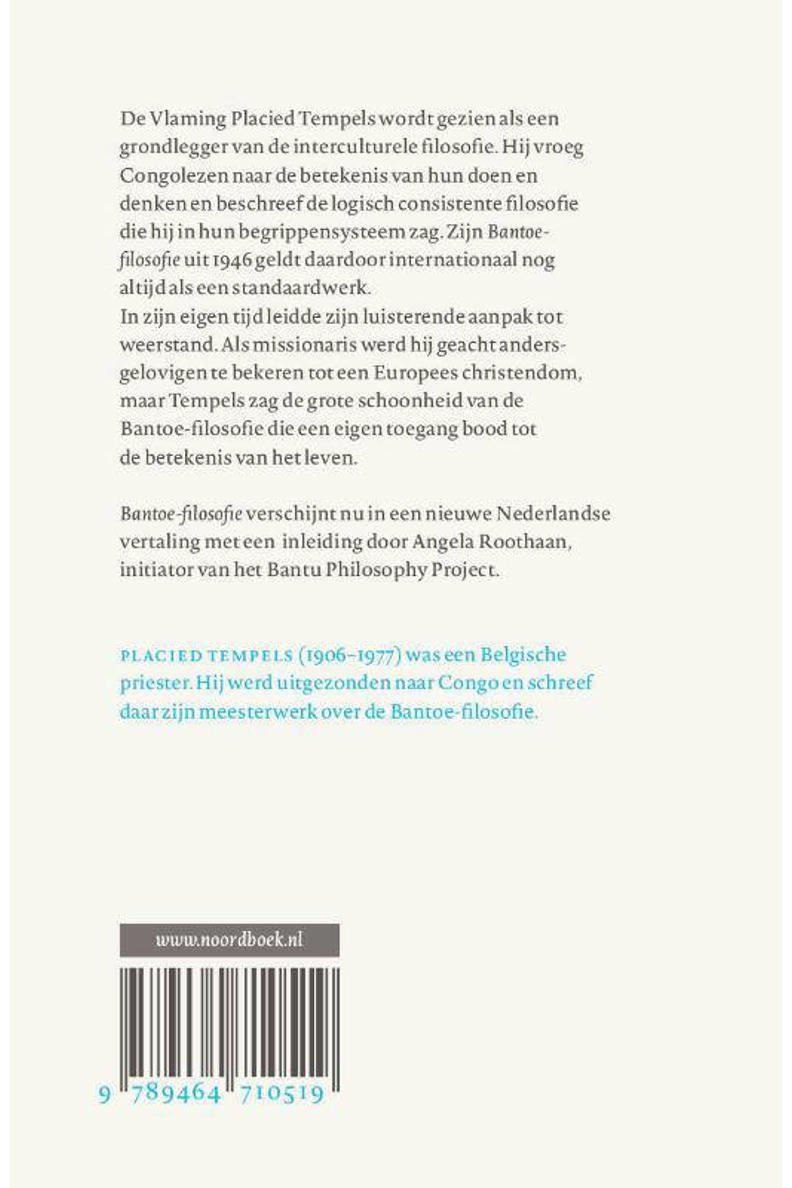 Placied Frans Tempels Bantoe-filosofie | wehkamp