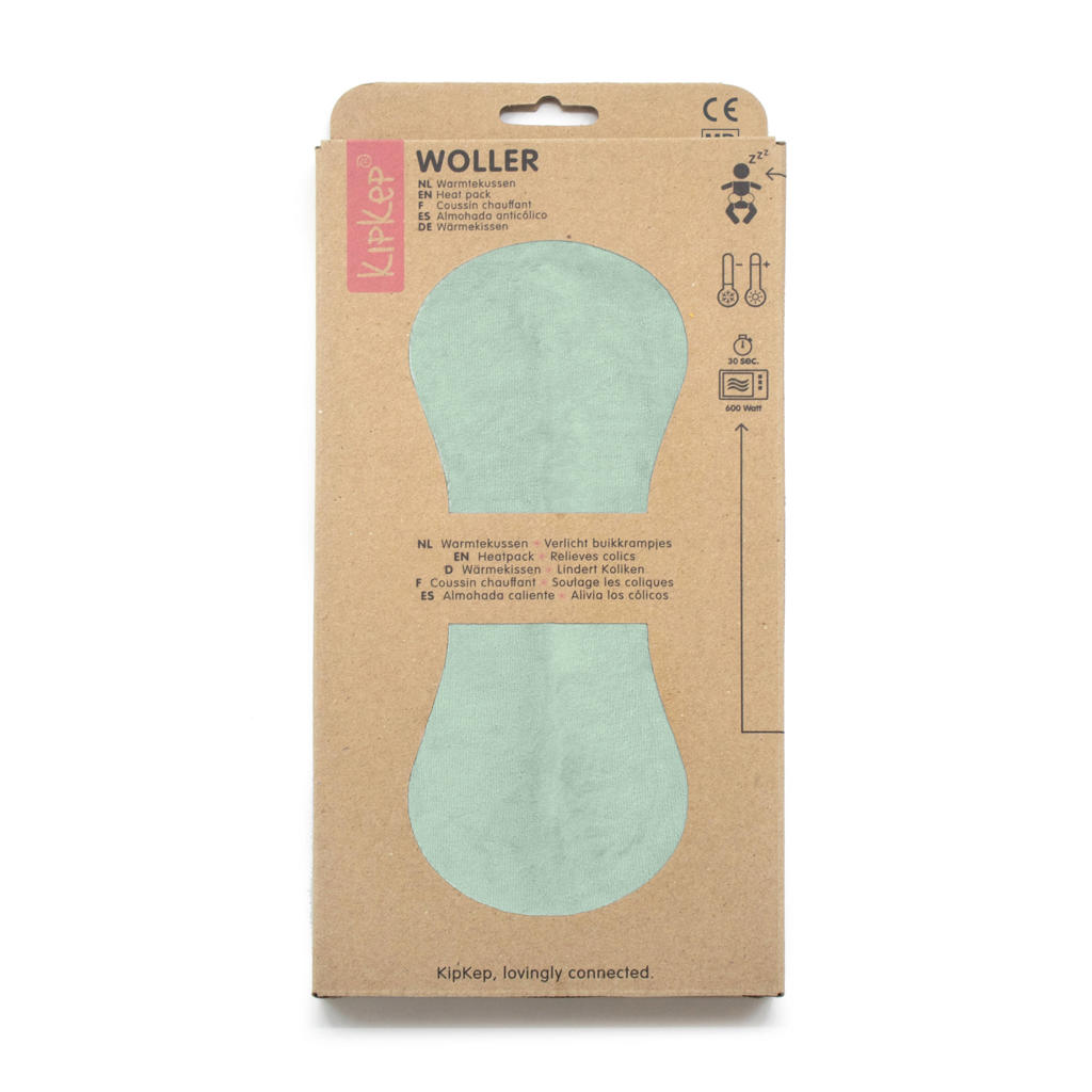 KipKep Woller warmtekussen Deluxe Pale green | wehkamp