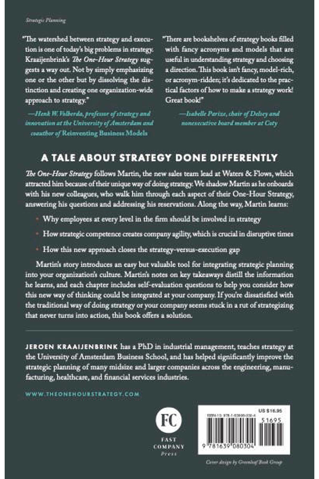 Jeroen Kraaijenbrink The One-Hour Strategy | wehkamp