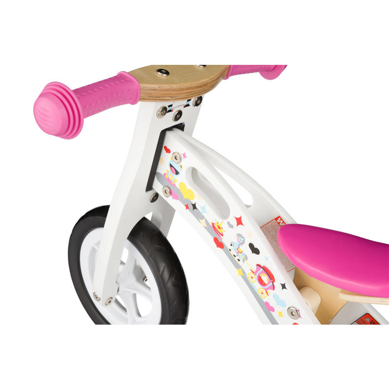 BikeStar houten loopfiets, 10 inch wielen, prinses | wehkamp