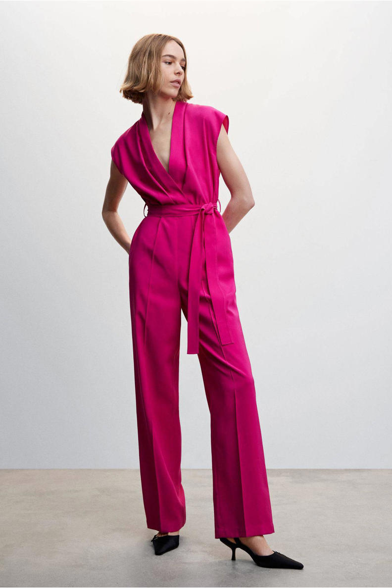 Mango jumpsuit fuchsia kopen? | Morgen in huis | wehkamp