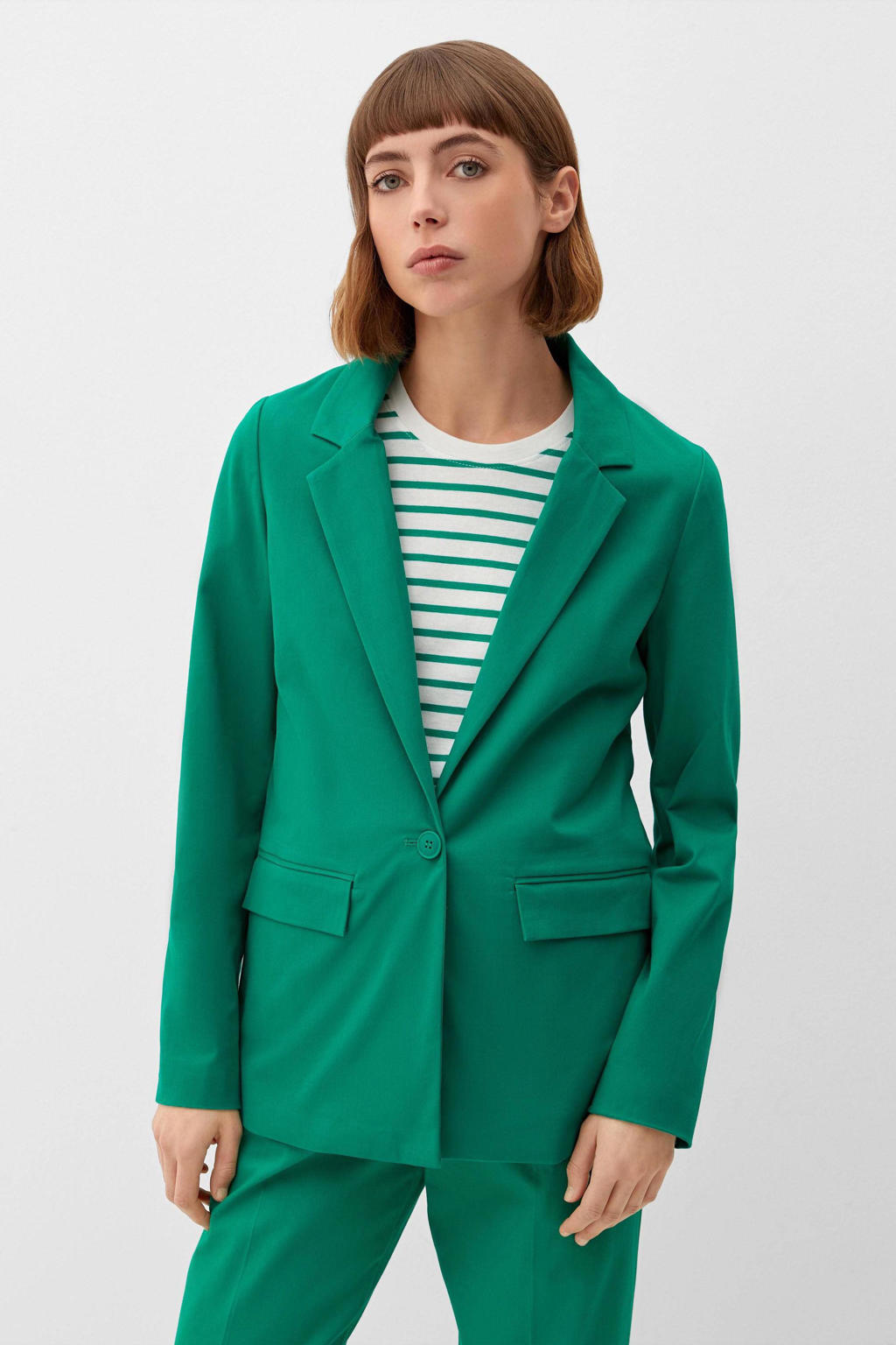 s.Oliver blazer groen kopen? | Morgen in huis | wehkamp