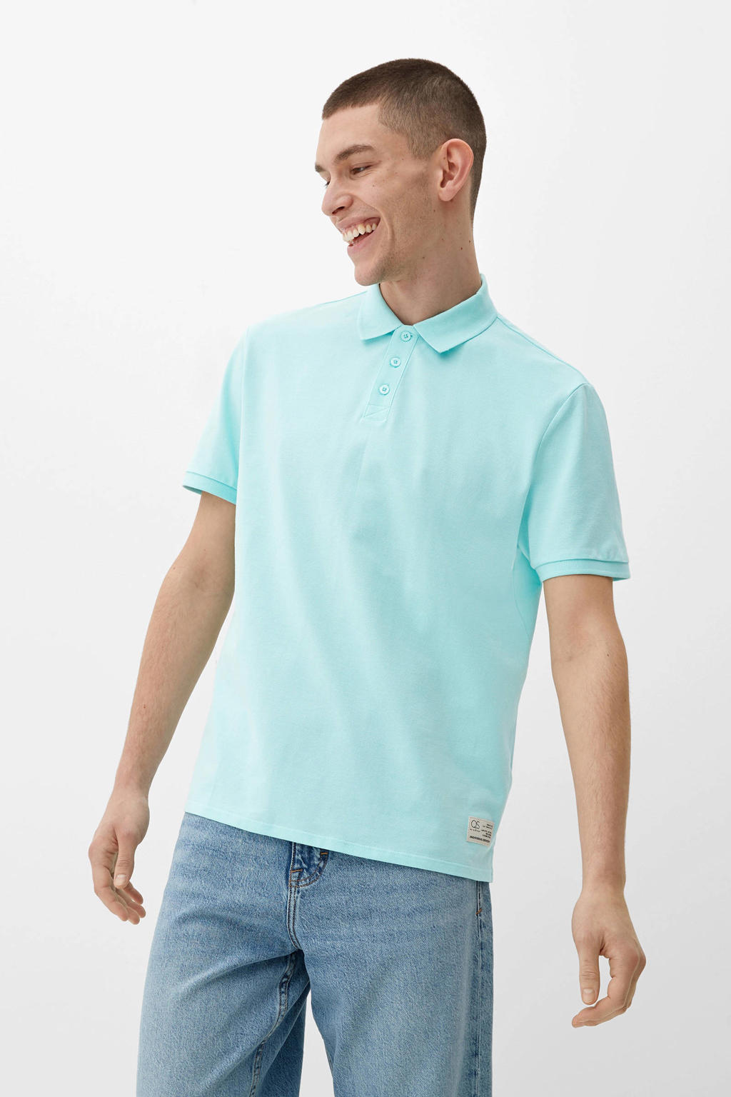 Q/S by s.Oliver polo turquoise | wehkamp