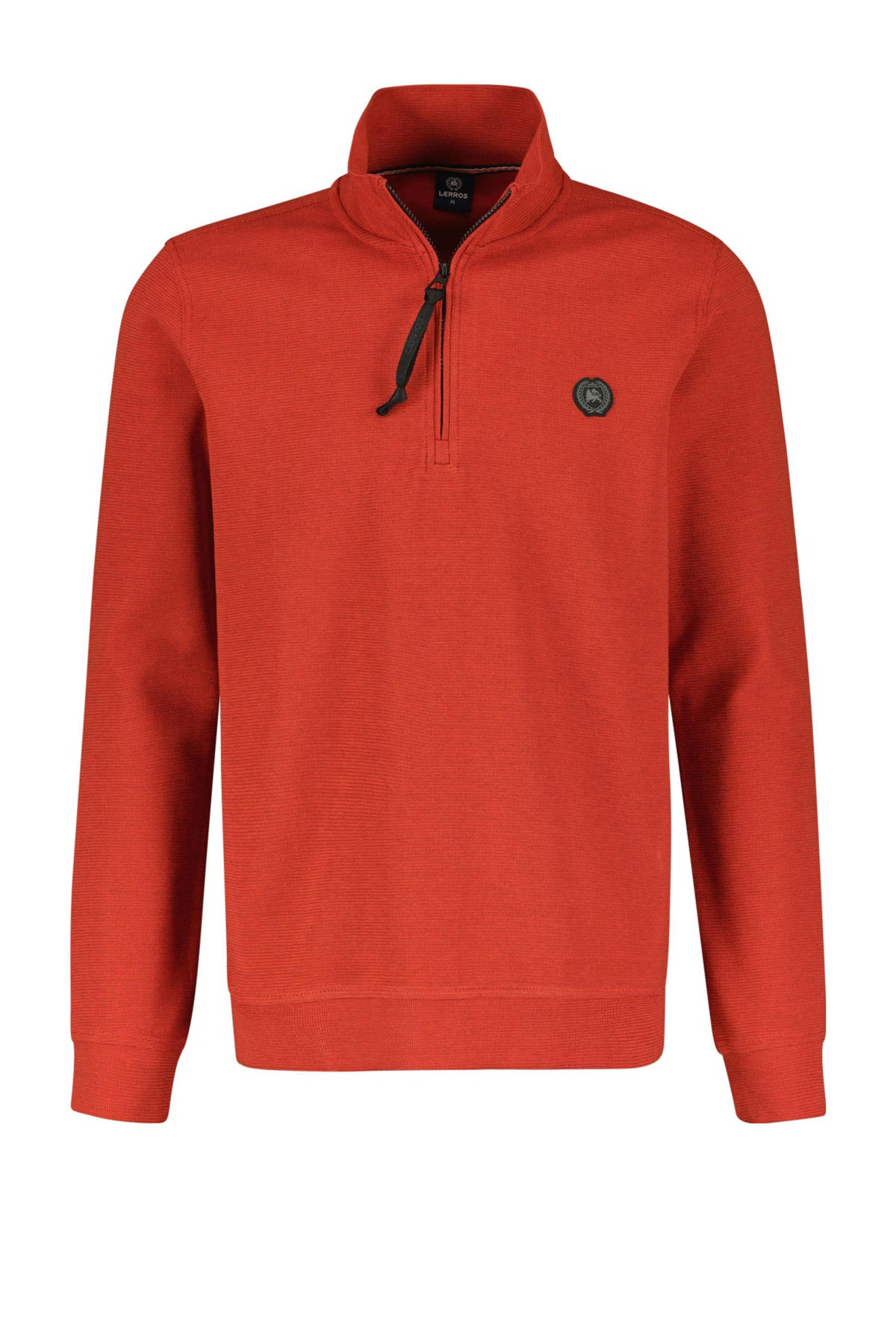 LERROS sweater met logo lava red | wehkamp