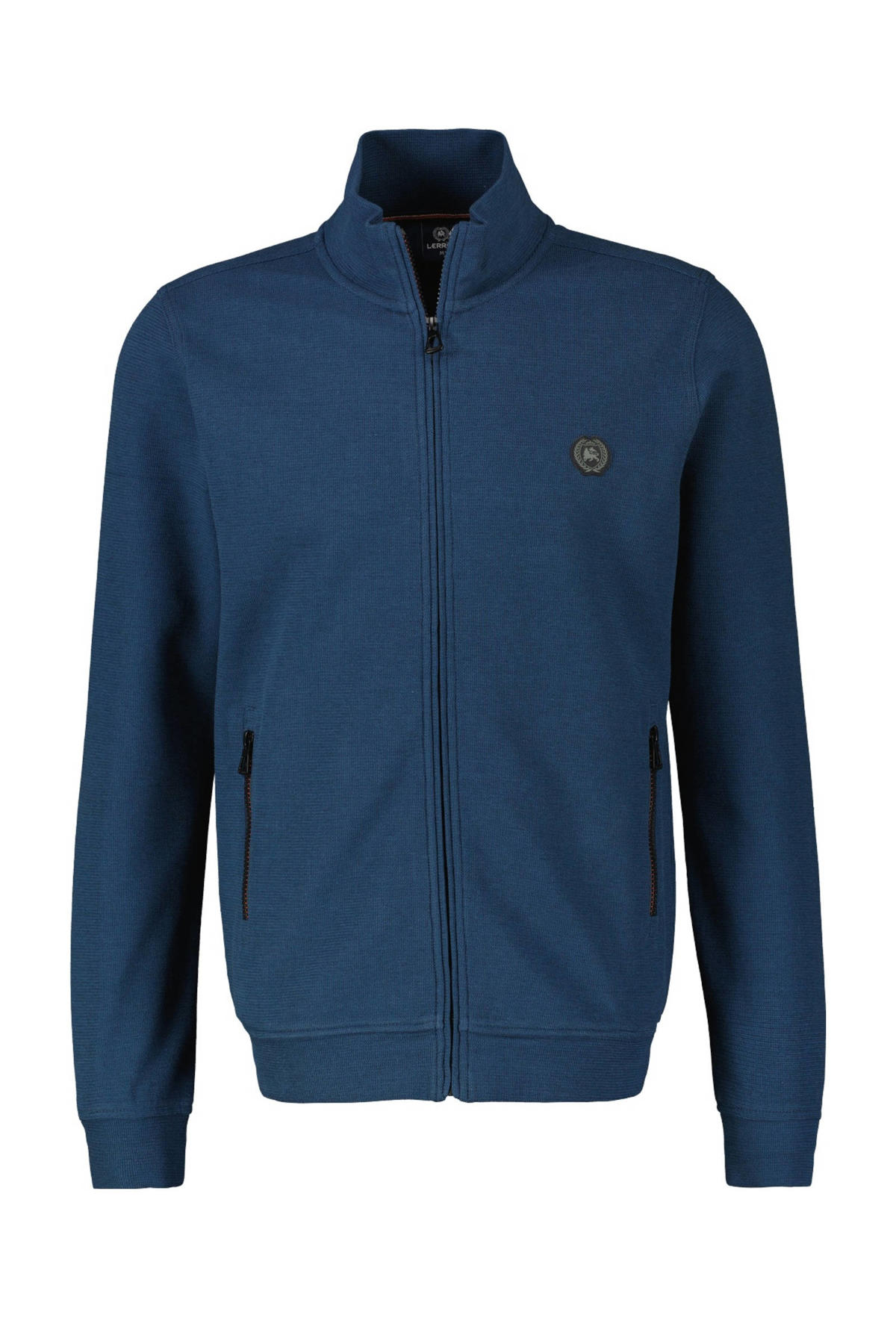 LERROS sweatvest met logo blauw | wehkamp