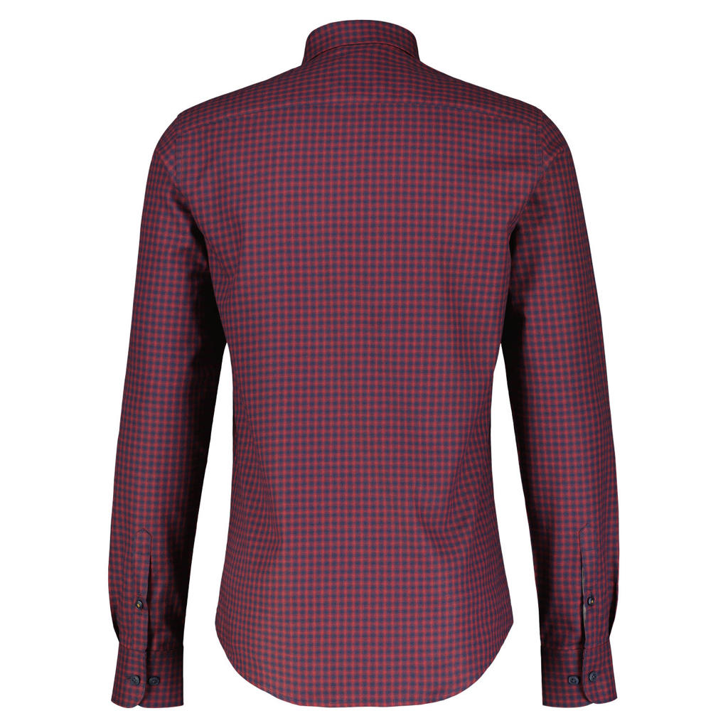 LERROS regular fit overhemd met all over print rood | wehkamp