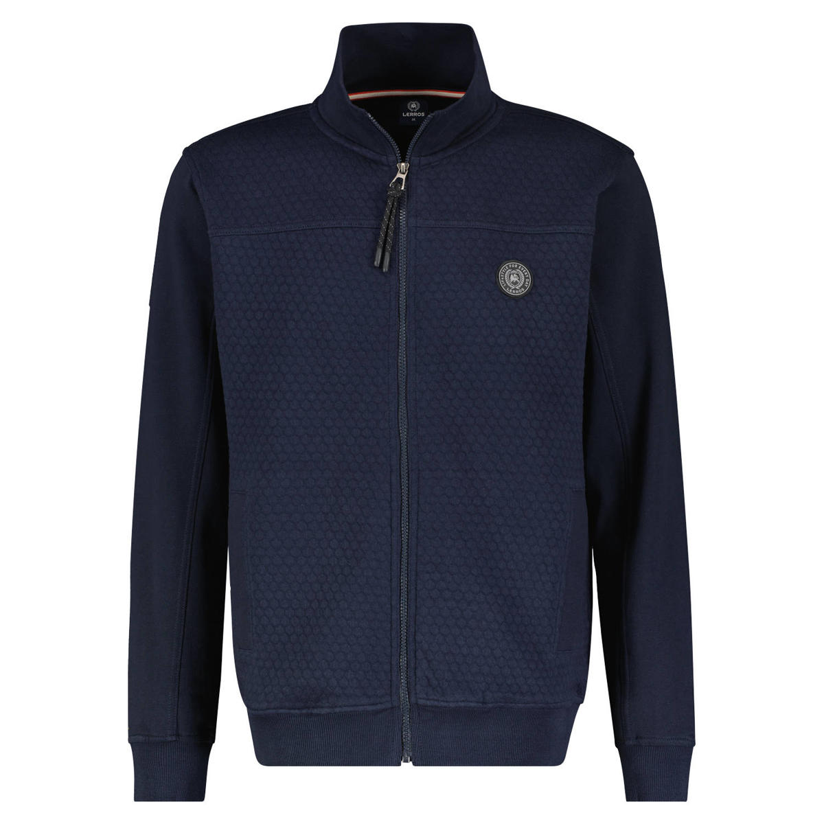 LERROS sweatvest met logo donkerblauw | wehkamp
