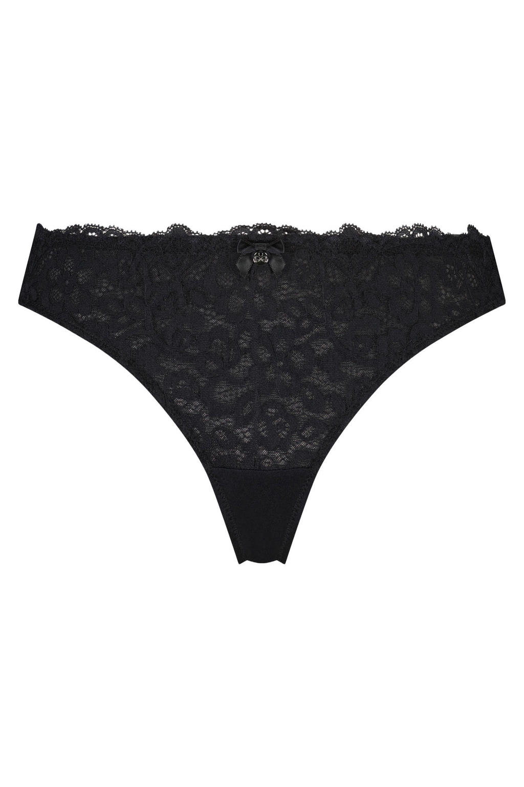 Hunkemöller string Marine zwart | wehkamp