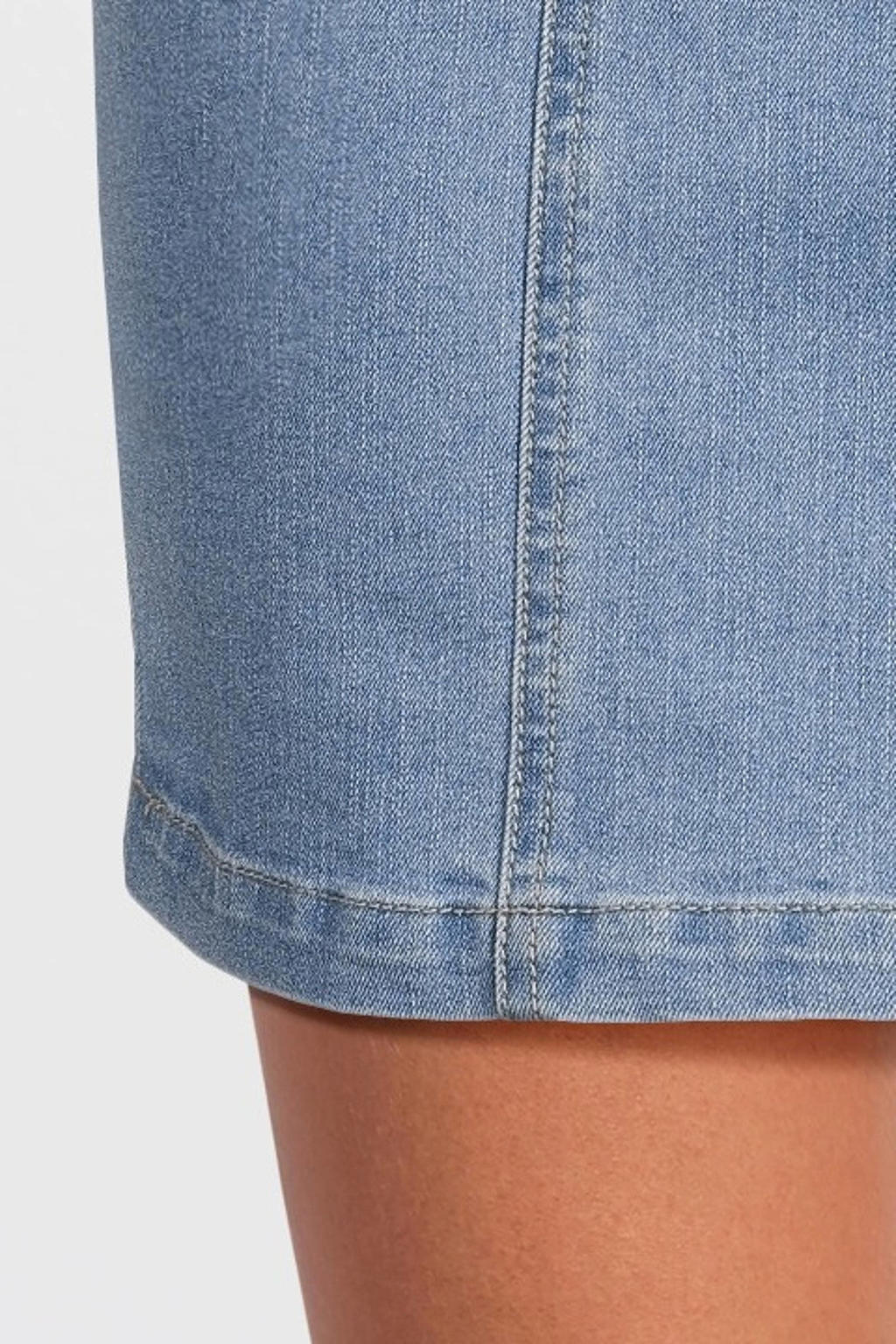 NOISY MAY halter jurk NMNICKY light blue denim | wehkamp