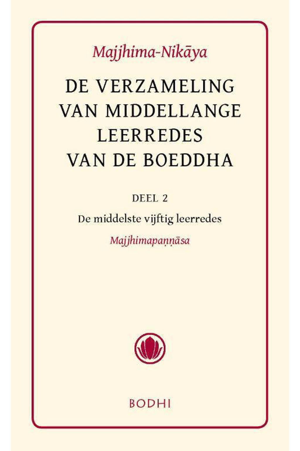 Pali-canon - Sutta Pitaka: Majjhima-Nikaya 2 De middelste vijftig ...