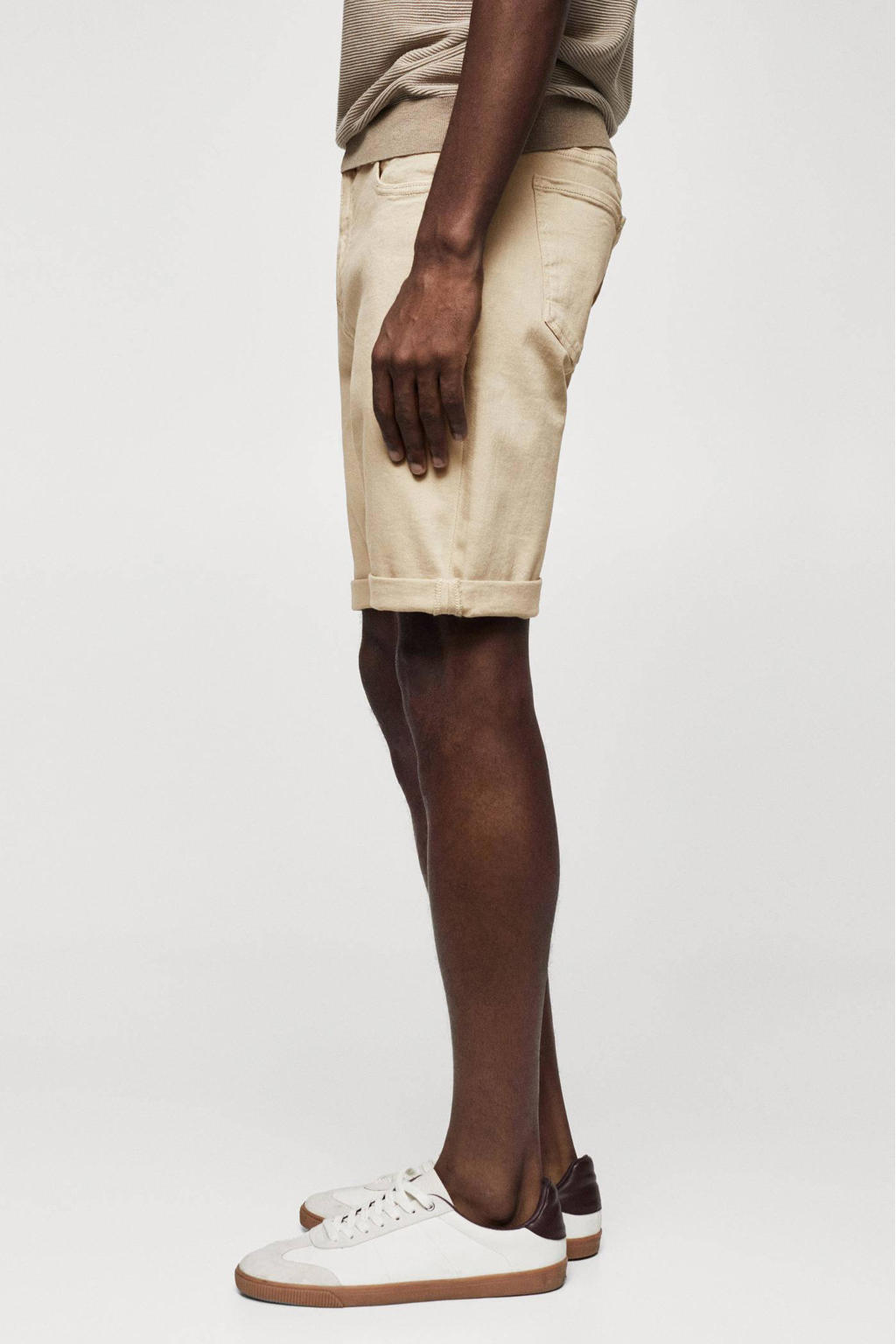 Mango Man regular fit short beige | wehkamp