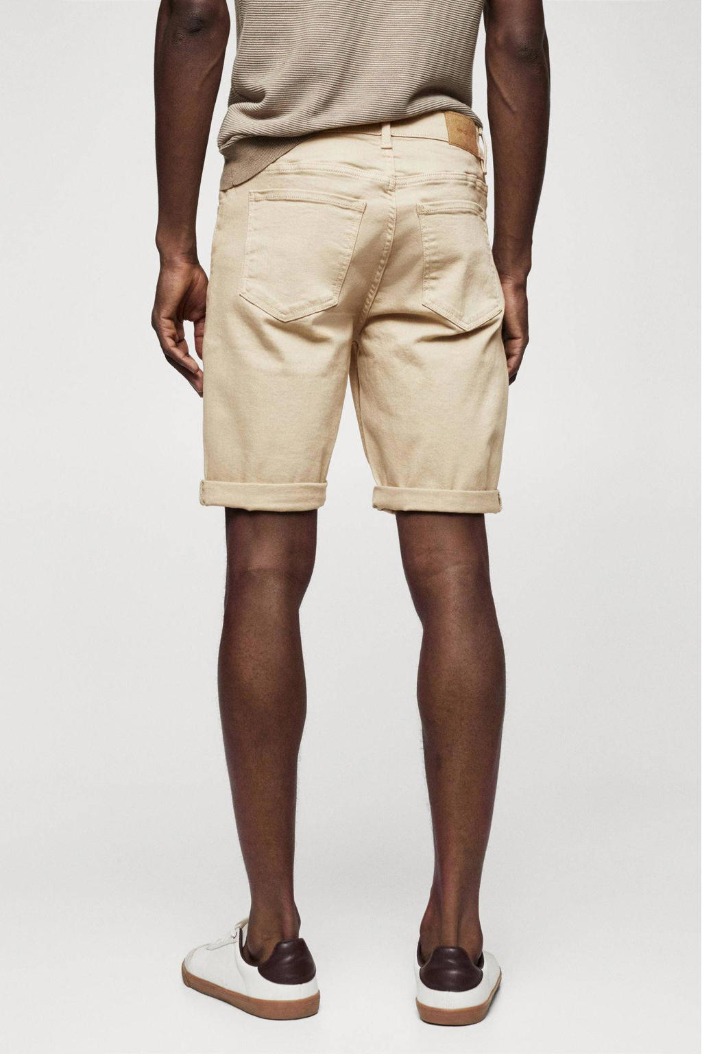 Mango Man regular fit short beige | wehkamp
