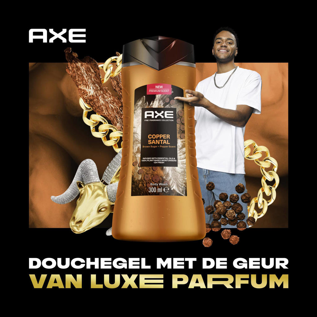Axe Fine Fragrance Collection Copper Santal douchegel - 6 x 300 ml ...