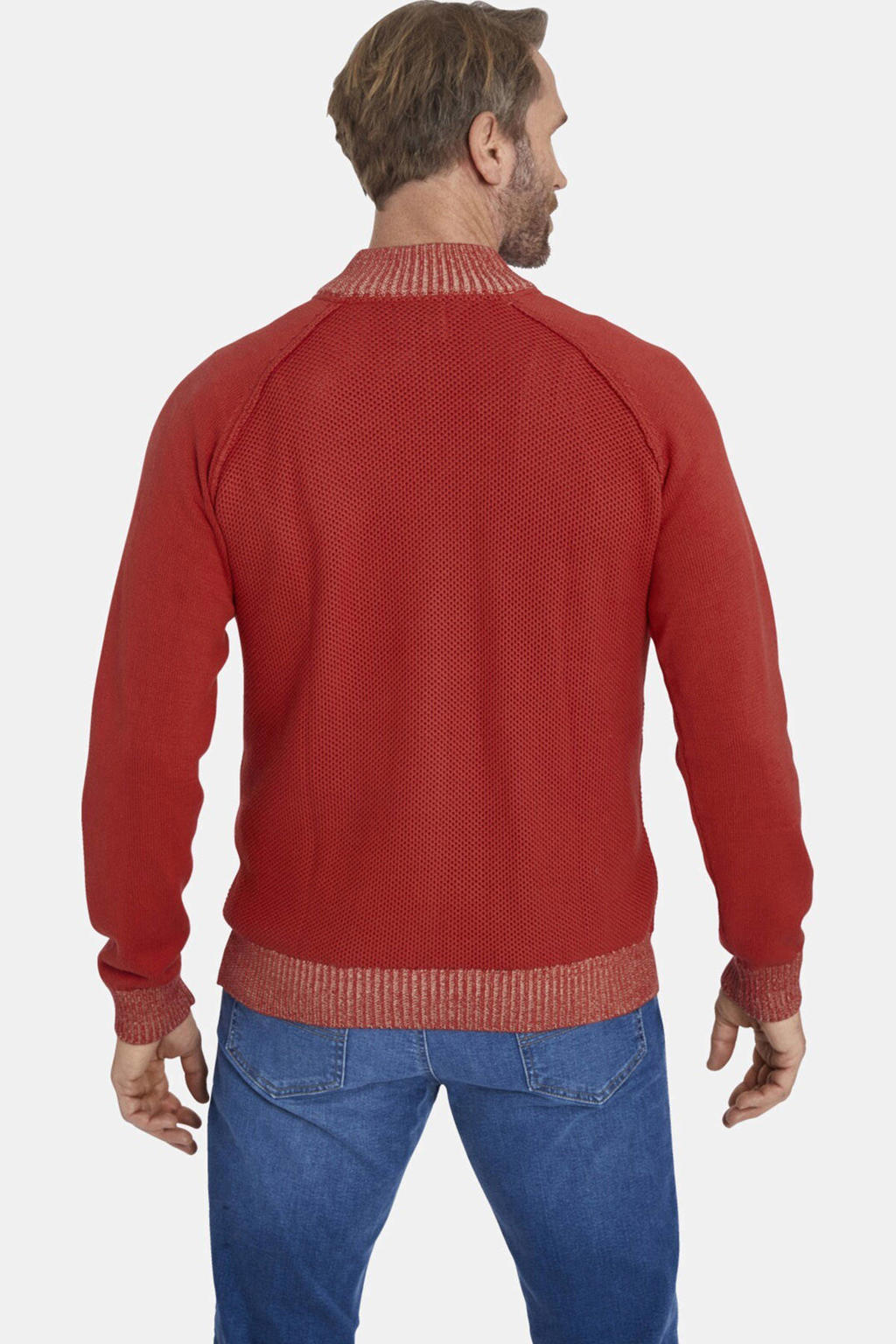 Jan Vanderstorm +FIT Collectie vest SEEBE Plus Size oranje | wehkamp