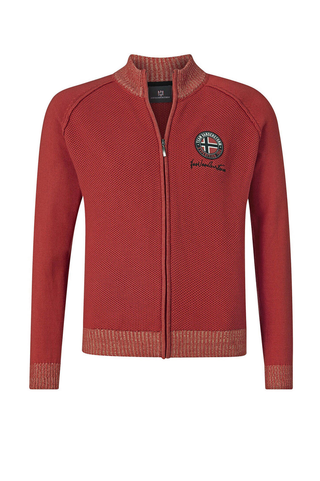 Jan Vanderstorm +FIT Collectie vest SEEBE Plus Size oranje | wehkamp