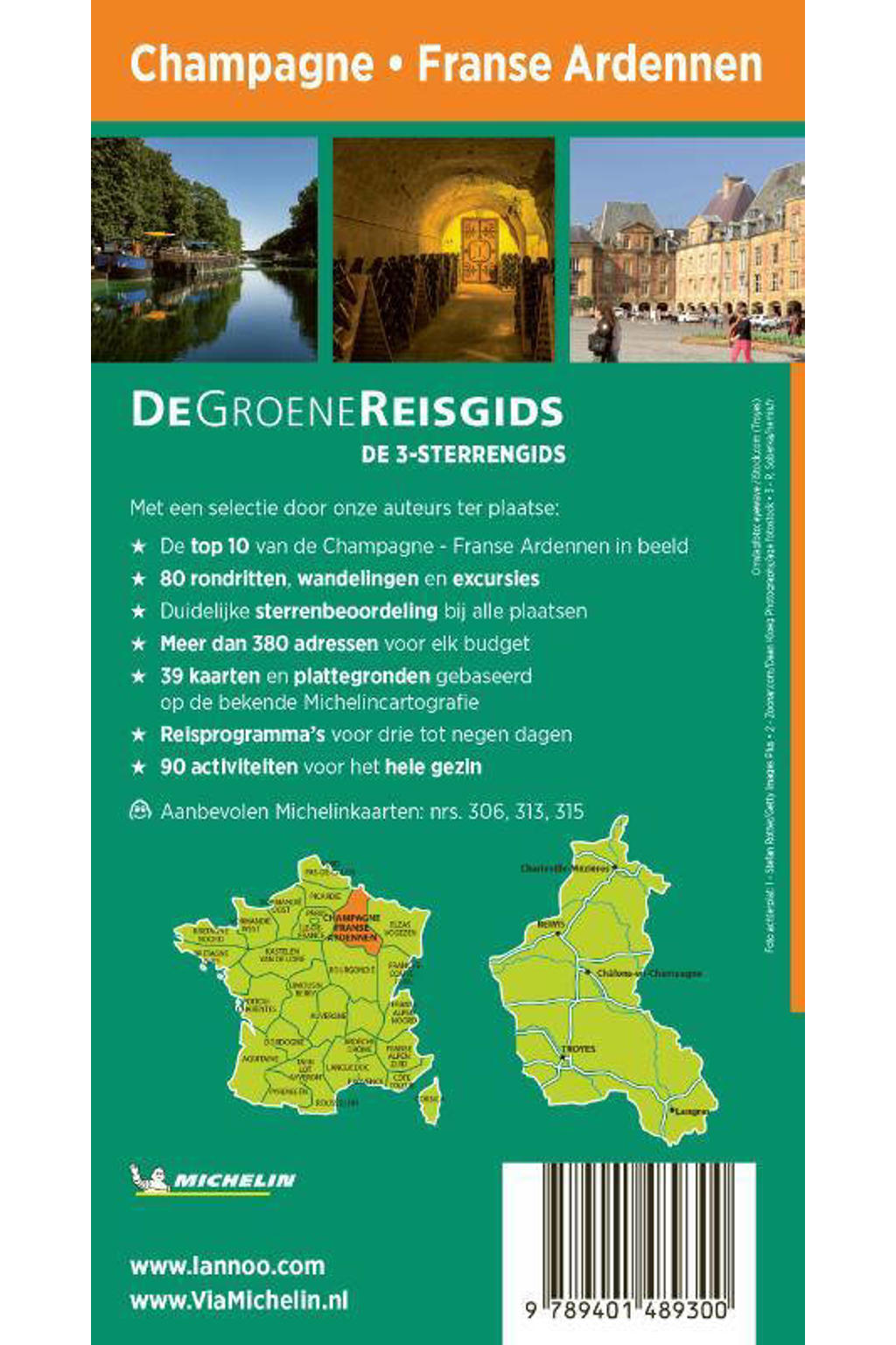Michelin Editions Michelin Reisgids: De Groene Reisgids - Champagne ...