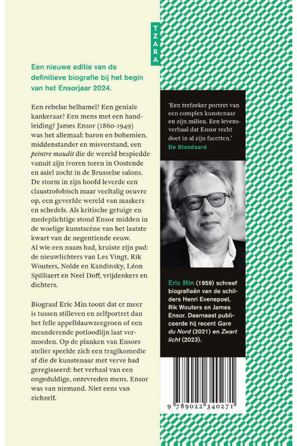 Eric Min James Ensor. Een biografie | wehkamp