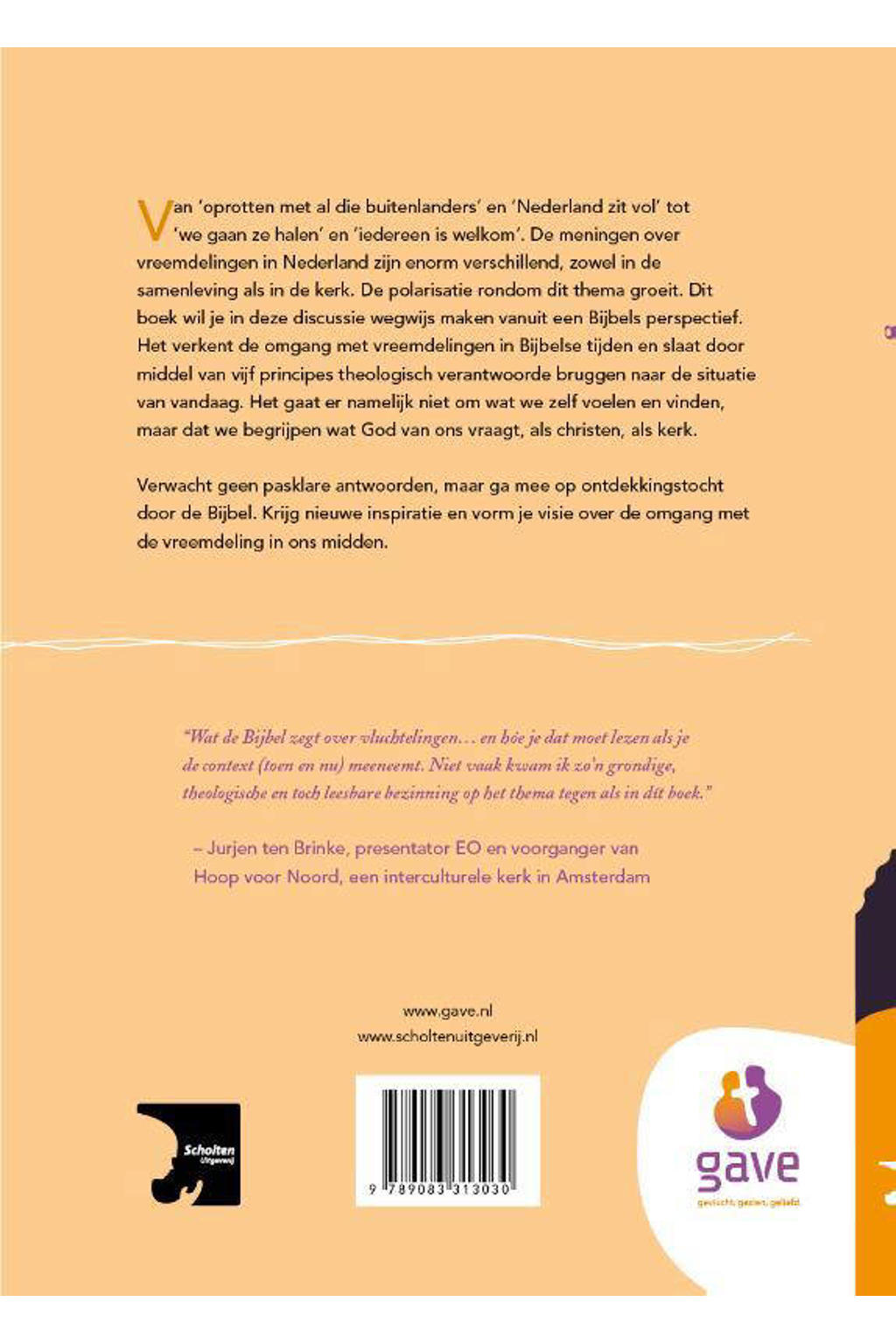 Stichting Gave en Lianne van der Zee De vreemdeling in ons midden | wehkamp