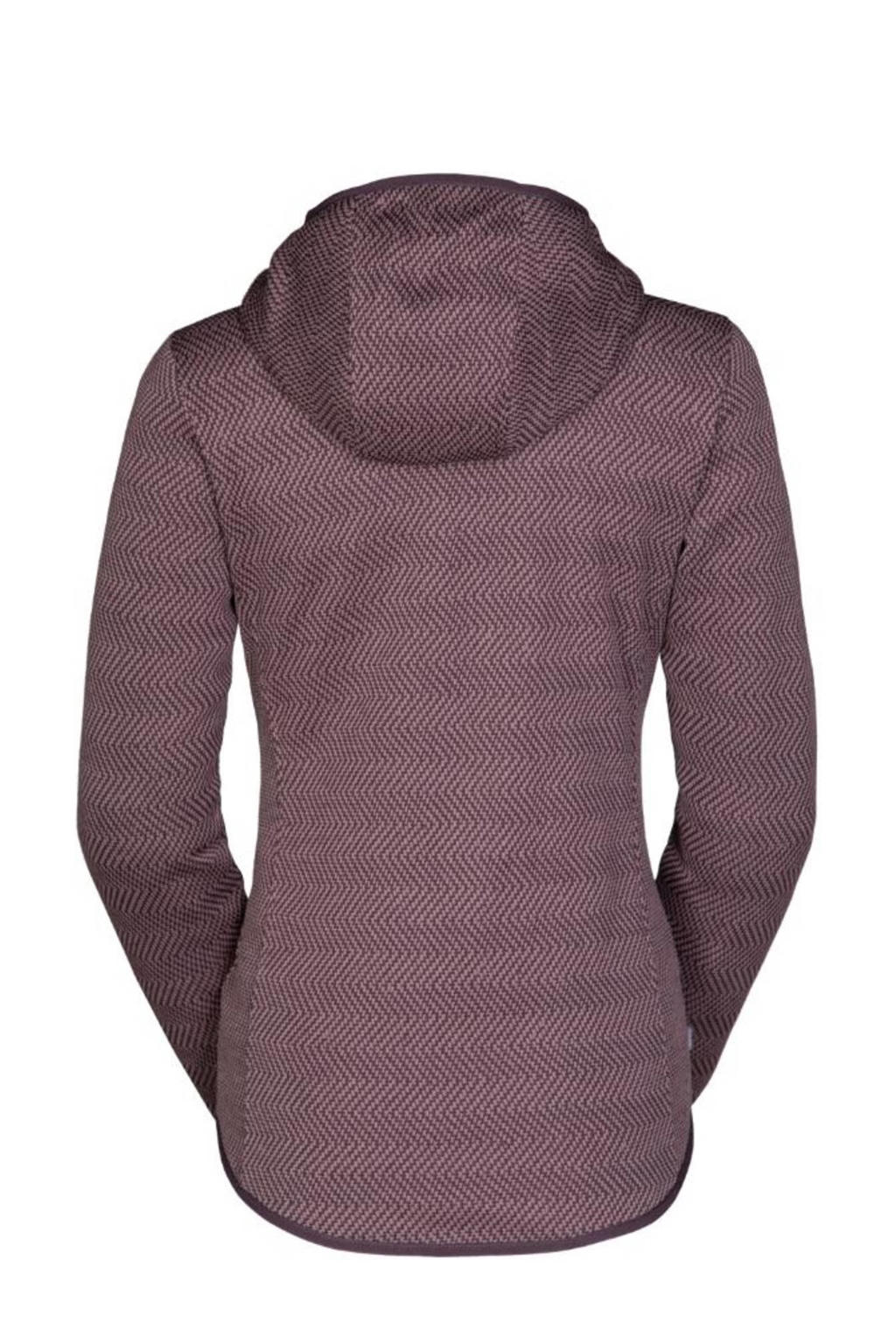 Sprayway fleece vest Saxa donkerrood | wehkamp